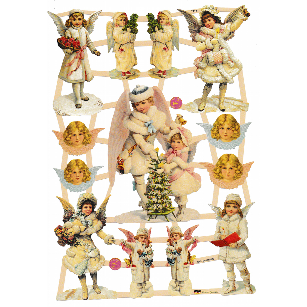 Vintage Lithography Sheet Christmas | 121 - Meissa print