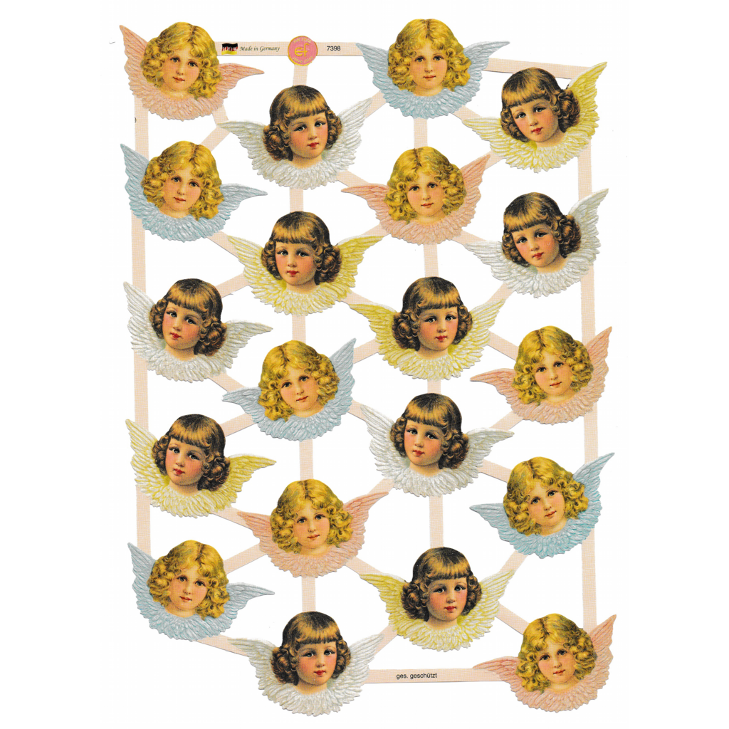 Vintage Lithography Sheet Angels | 131 - Meissa print