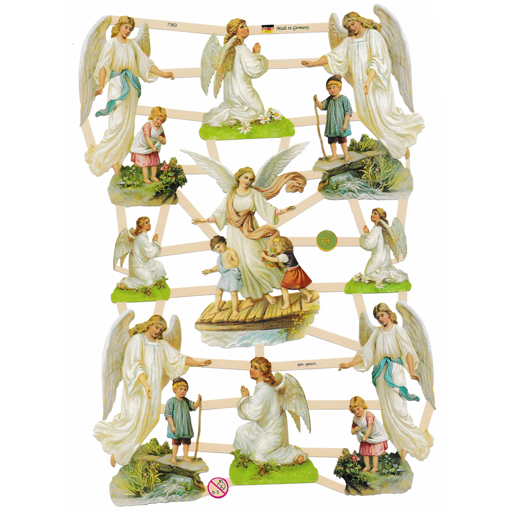 Die Cut Paper Scraps - Angels | 61 - Meissa print