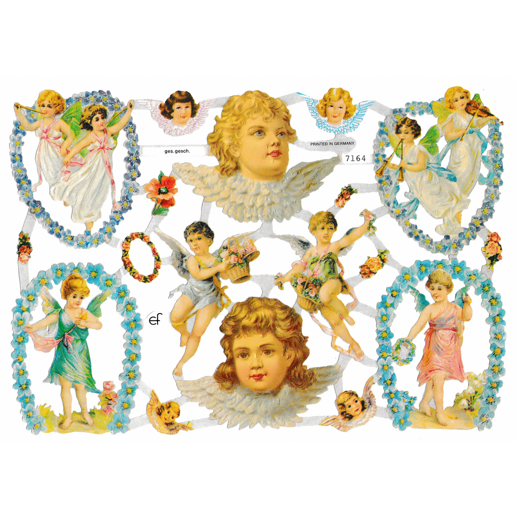 Vintage Lithography Angels | 72 - Meissa print