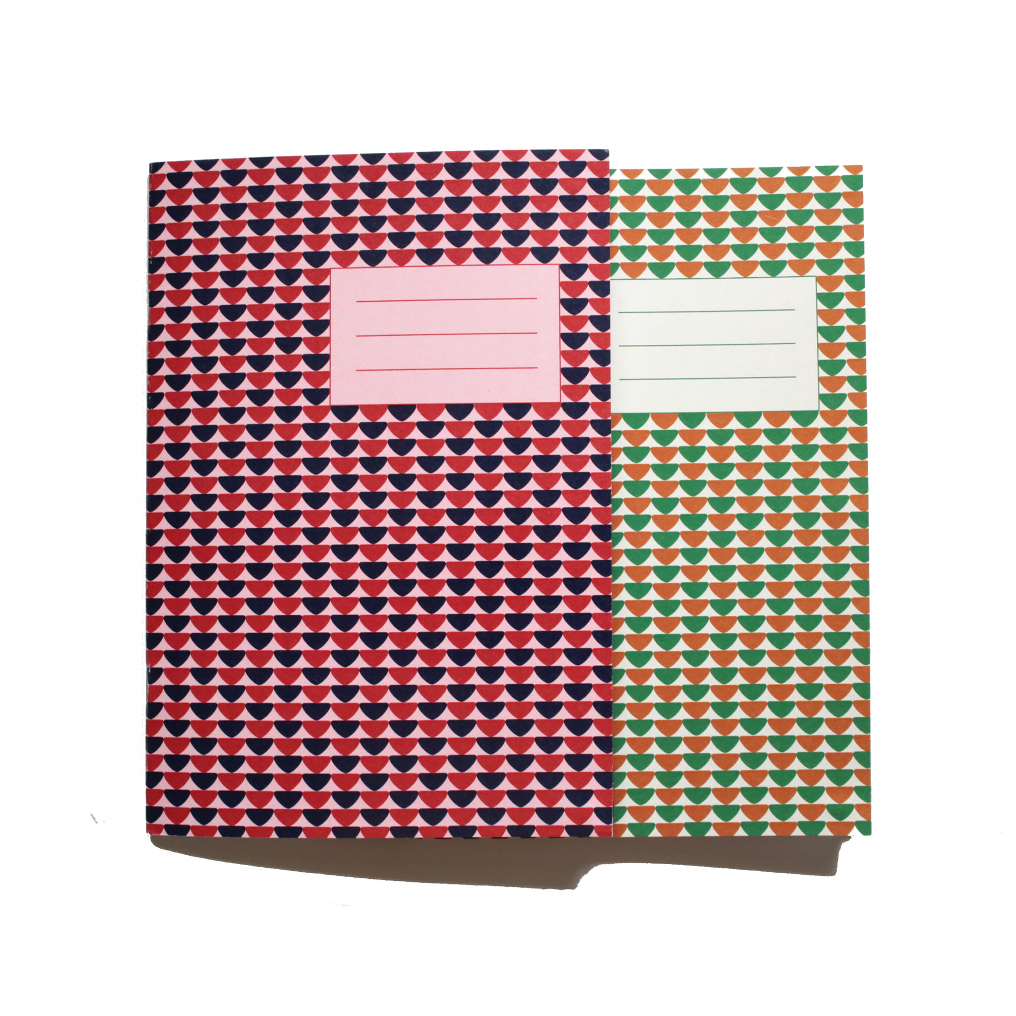 Retro Notebook 48 pages dotted - Meissa print