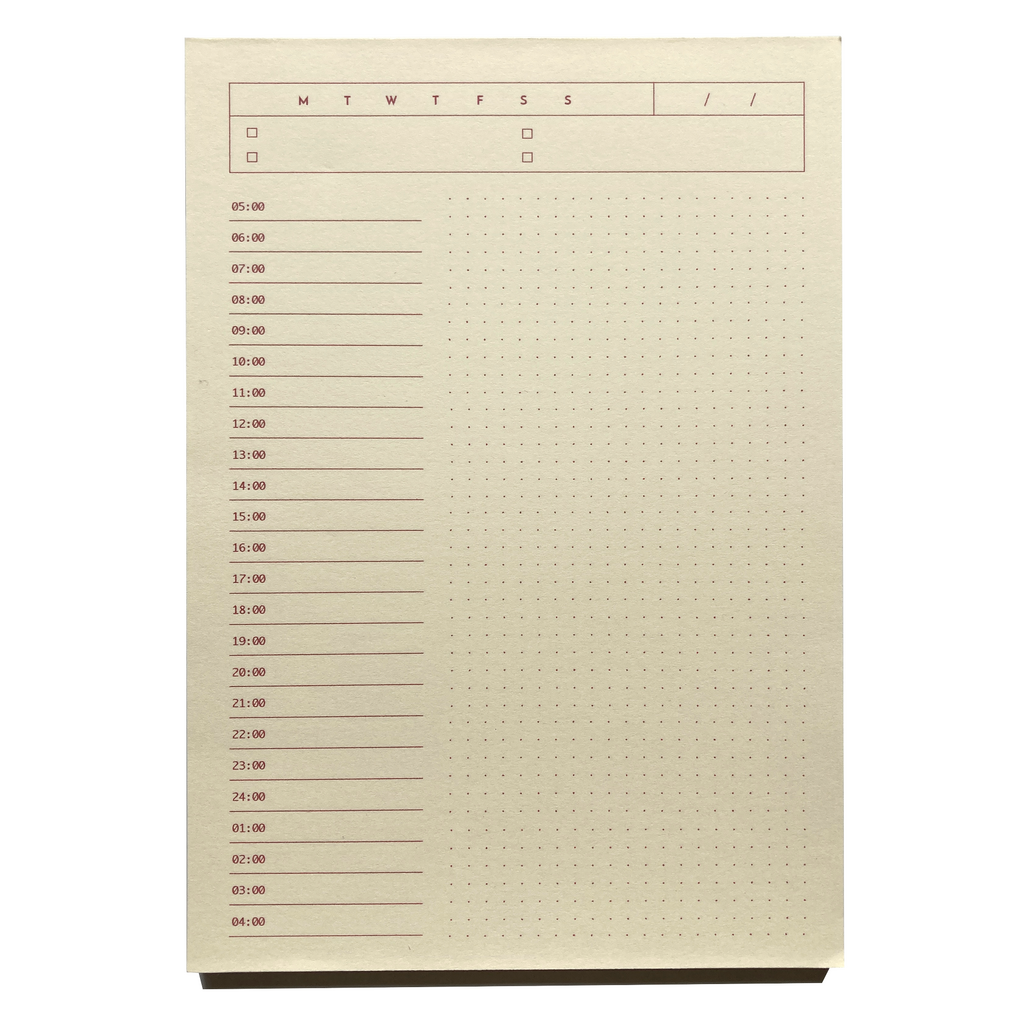 A6 Library Card Style Notepads - meissa print