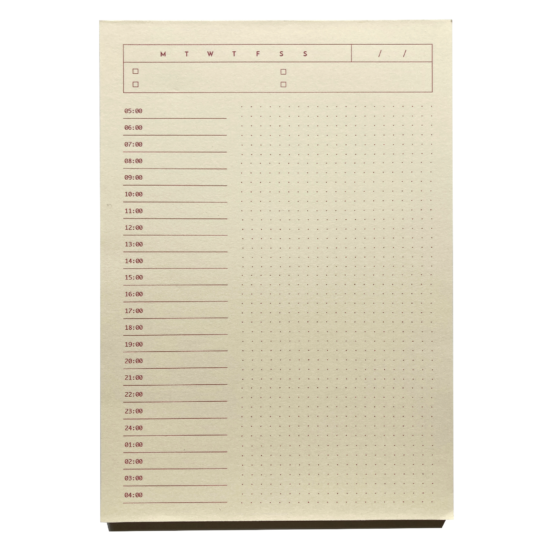 A6 Library Card Style Notepads - meissa print