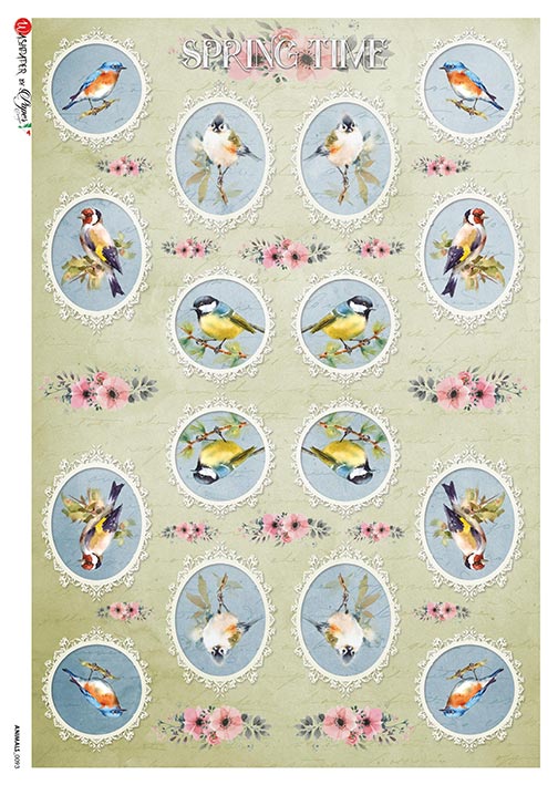 Rice Paper for Decoupage | A4 | Animals 0093 - Meissa print