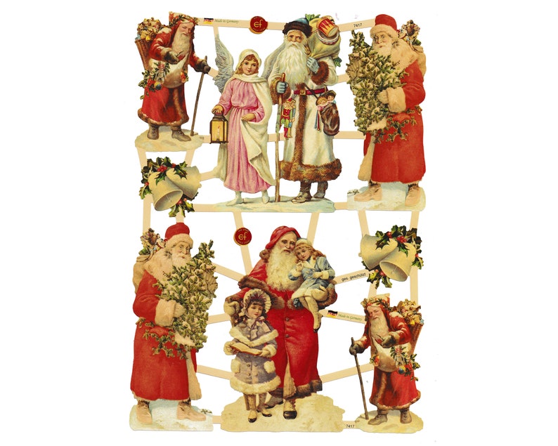 Vintage Lithography Sheet Christmas | 277 - Meissa print