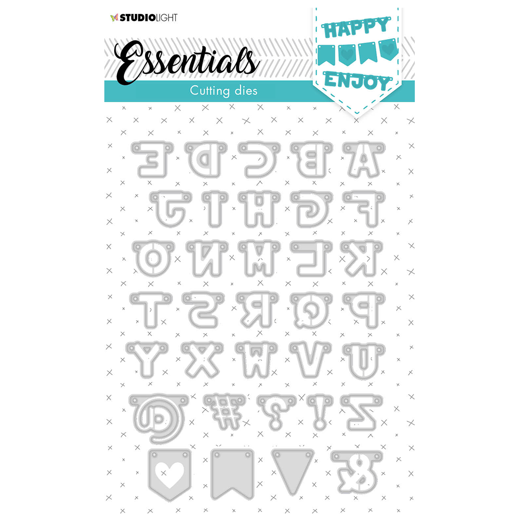 Studio Light - Cutting Dies Alphabet - Meissa print