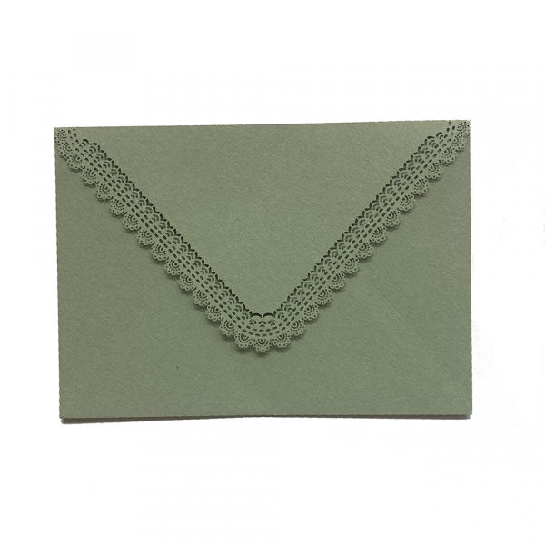 Lace Envelopes Set of 2 - Mint - meissa print