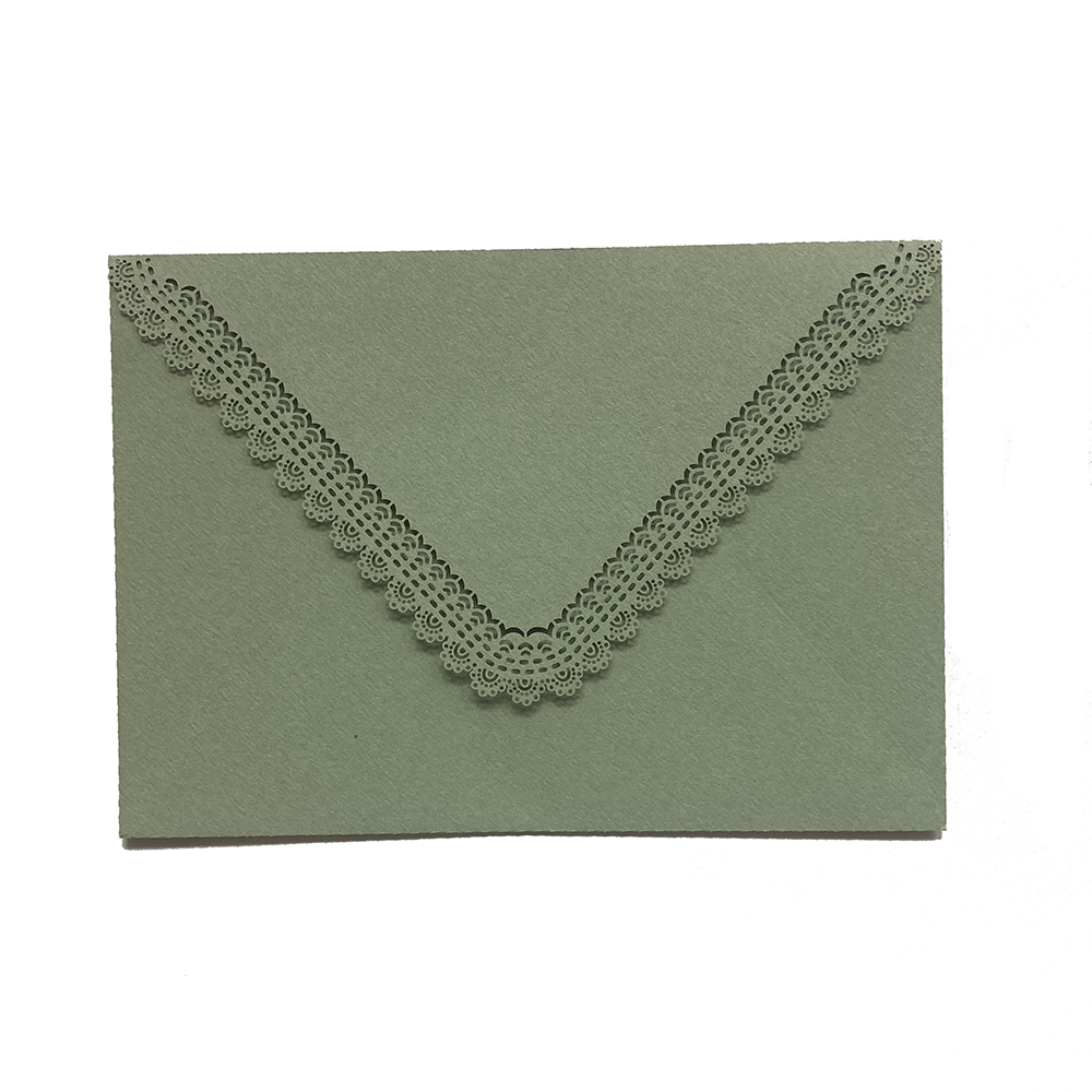 Lace Envelopes Set of 2 - Mint - meissa print