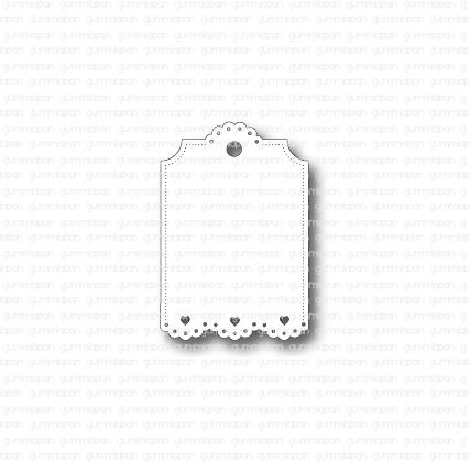 Gummiapan - Decorative Tag - Meissa print