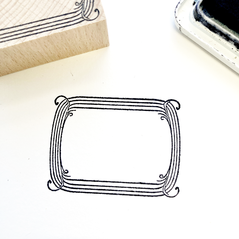 Stampkitchen - Art Deco Frame Stamp - Meissa print