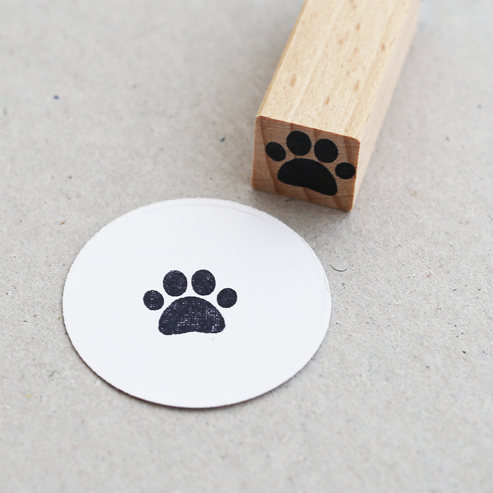 StampKitchen - Mini Rubber Stamp | Paw - Meissa print