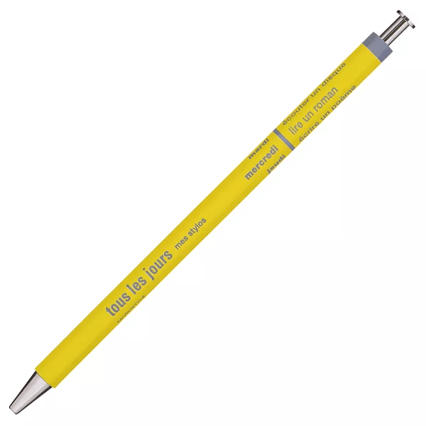 mark's - days ballpoint pen | yellow - Meissa print