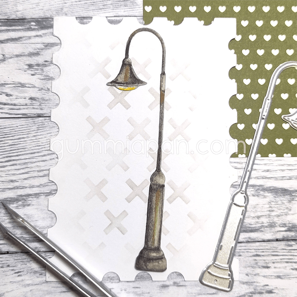 Gummiapan - Lamp-Post - Meissa print