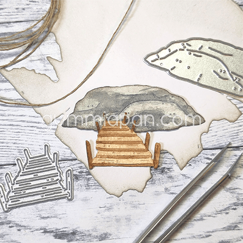 Gummiapan - Jetty & Rocks - Meissa print