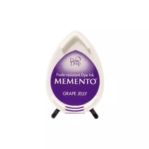 Tsukineko - Memento Dew Drop Ink Pad Grape Jelly - Meissa print