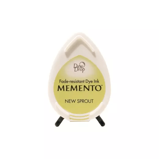 Tsukineko - Memento Dew Drop Ink Pad New Sprout - Meissa print