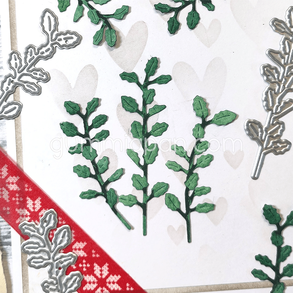Gummiapan - Three Sprigs Of Holly - Meissa print