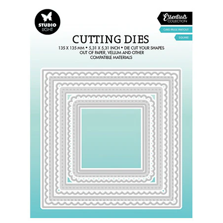 StudioLight - Cutting Die Square Passe Partout - Meissa print
