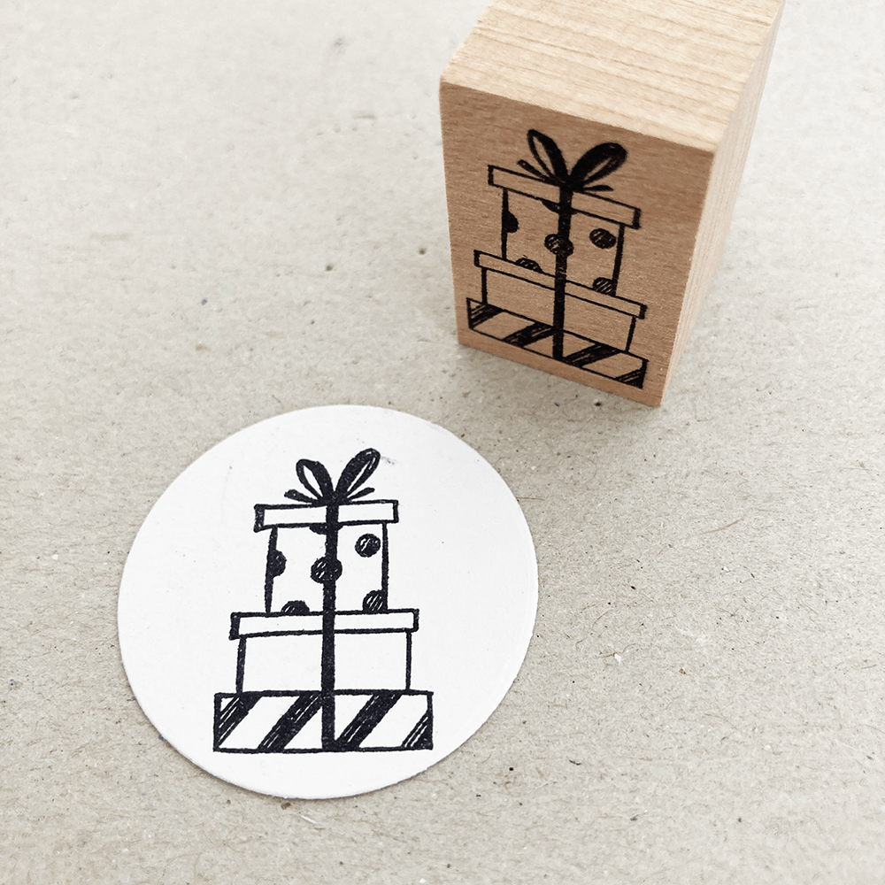 Rubber Stamp | Stack of Gifts - Meissa print