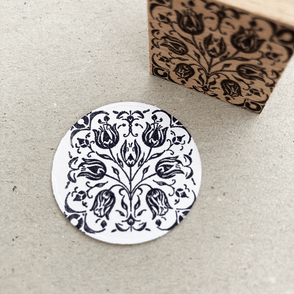 Stampkitchen - Tulip Tile Pattern - Meissa print