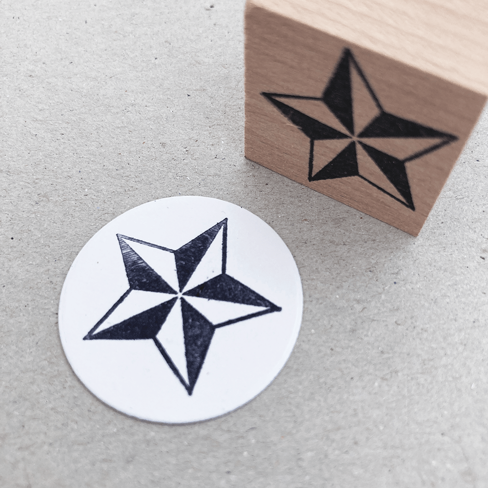 Stampkitchen - Large Star - Meissa print