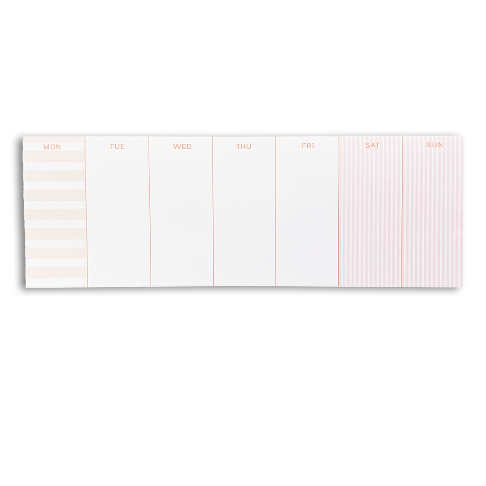 Week Notepad - Meissa print