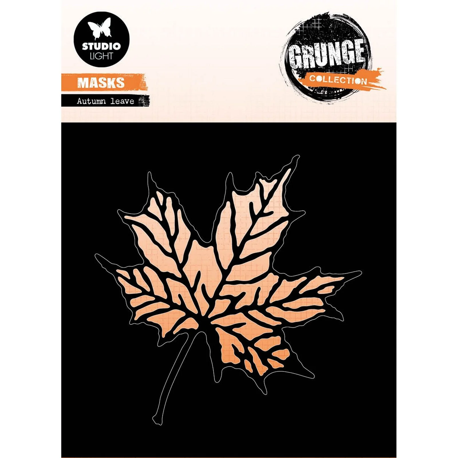 Studio Light - Grunge Collection Mask Autumn Leaf - Meissa print