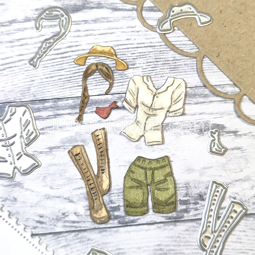 Gummiapan - Animal Keeper Clothes for Stacy - Meissa print