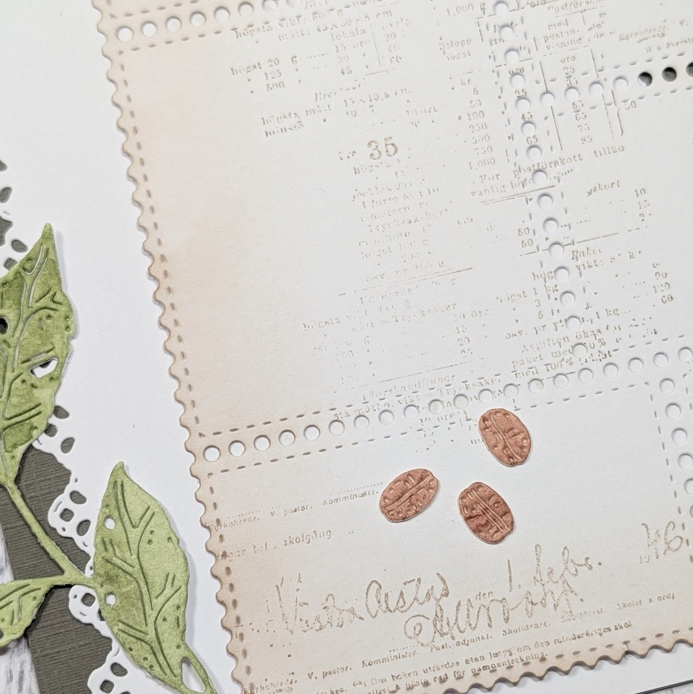 Gummiapan - Coffee Beans - Meissa print