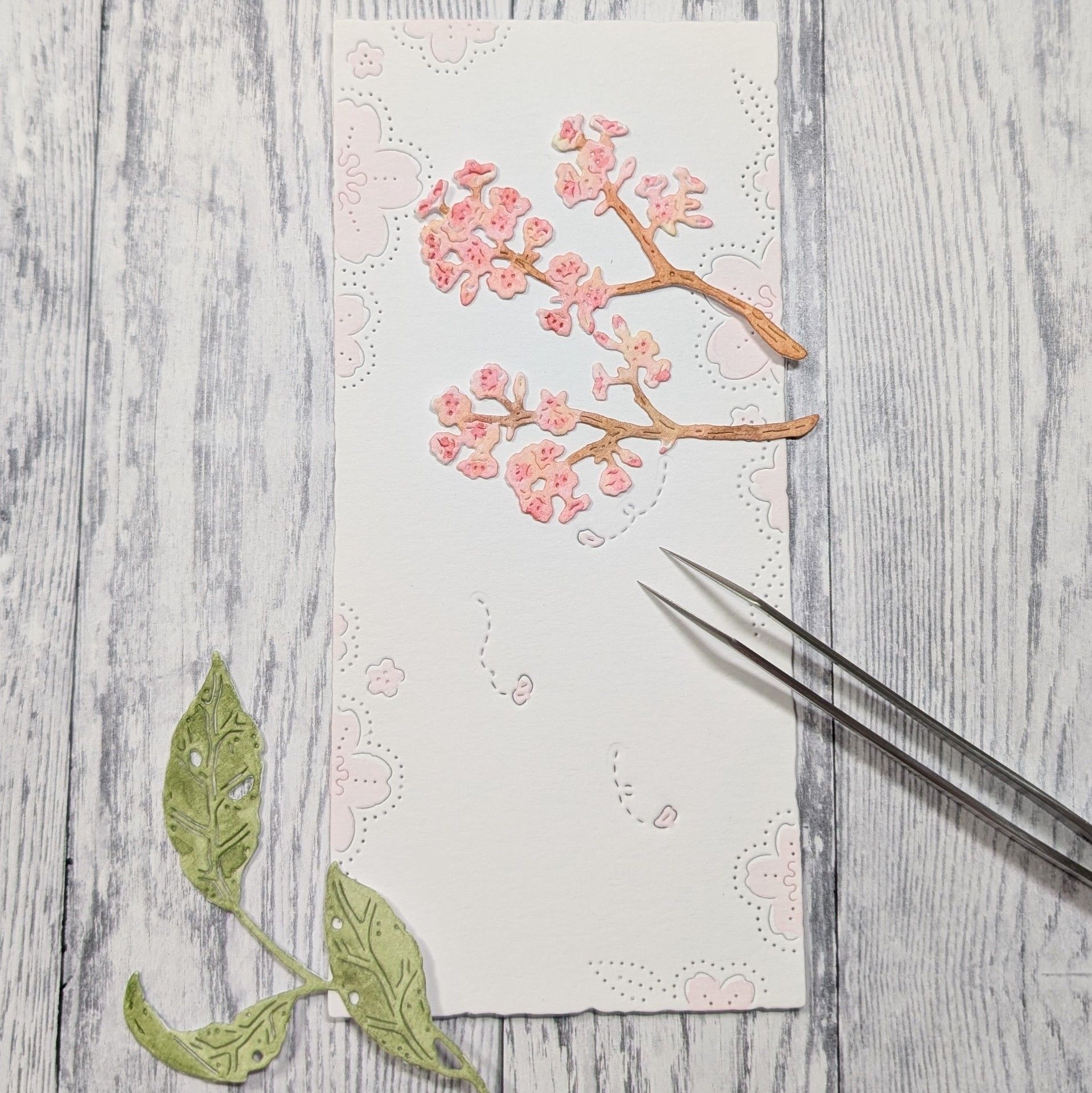 Gummiapan - Sakura Branches - Meissa print